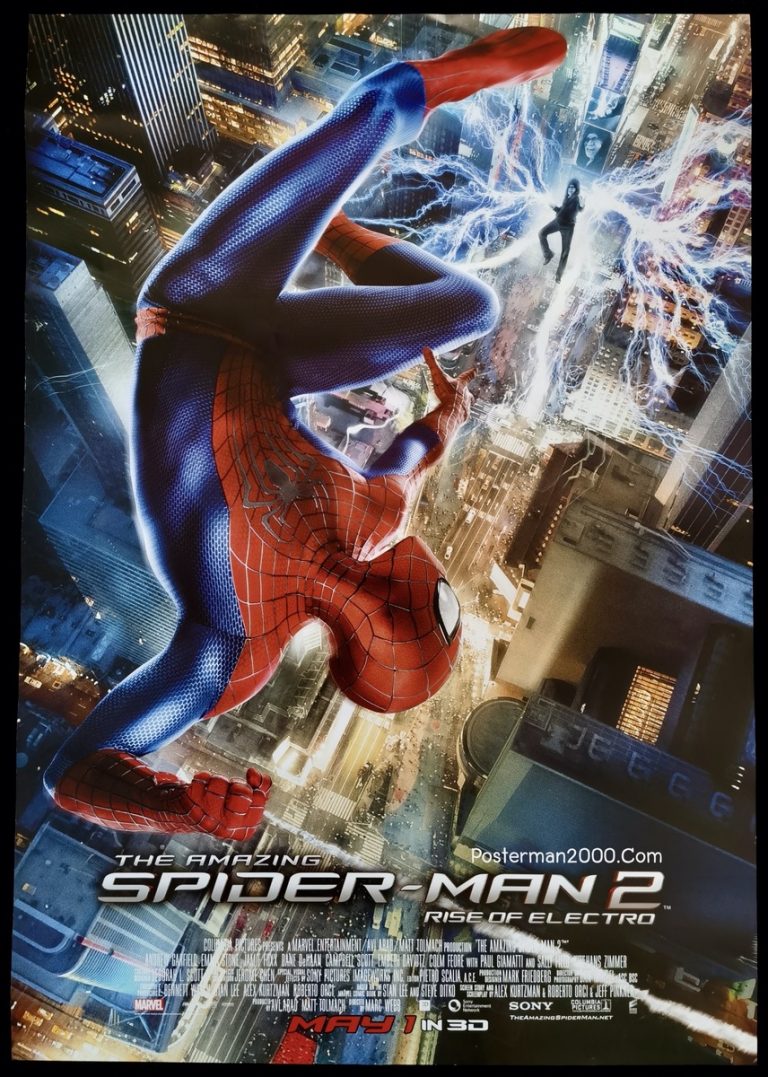 Amazing Spider-Man 2,The ดิ อะเมซิ่ง สไปเดอร์แมน : ผงาดจอมอสุรกายสายฟ้า (แบบที่ 2) – Posterman 2000