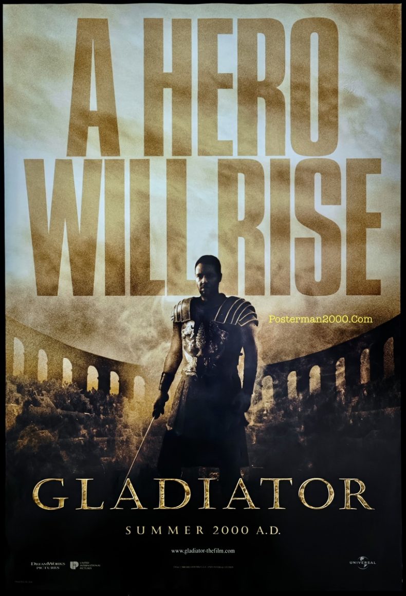 Gladiator นักรบผู้กล้า ผ่าแผ่นดินทรราช (แบบแรก) – Posterman 2000