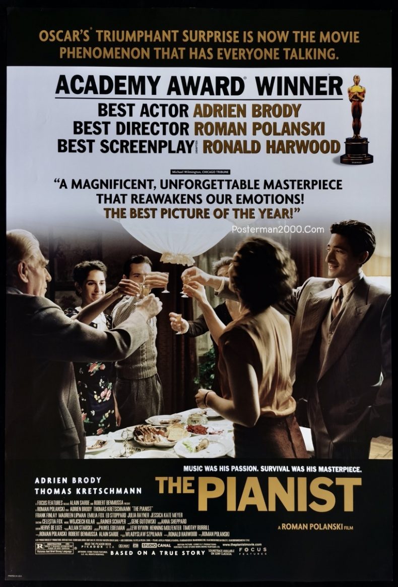 Pianist,The สงคราม ความหวัง บัลลังก์เกียรติยศ – Posterman 2000