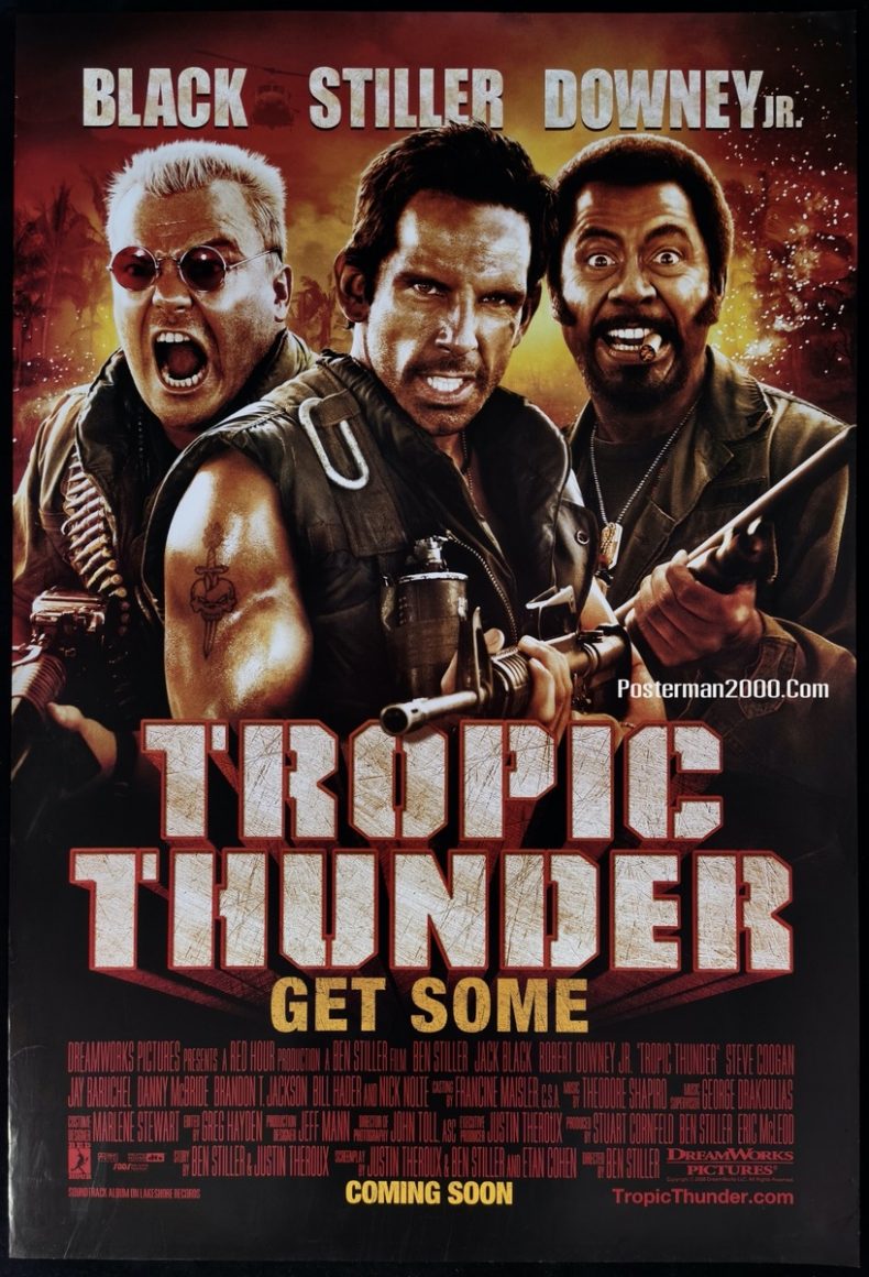 Tropic Thunder ดาราประจัญบาน ท.ทหารจำเป็น – Posterman 2000