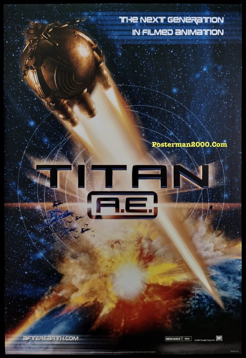 Titan A.E. ไทตั้น เอ.อี. ศึกกู้จักรวาล (แบบแรก) – Posterman 2000