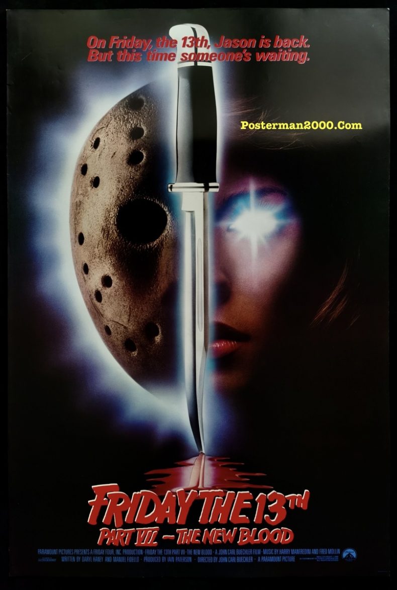 Friday the 13th Part VII : The New Blood ศุกร์ 13 ฝันหวาน ภาค 7 ตอน ทายาทสยอง – Posterman 2000
