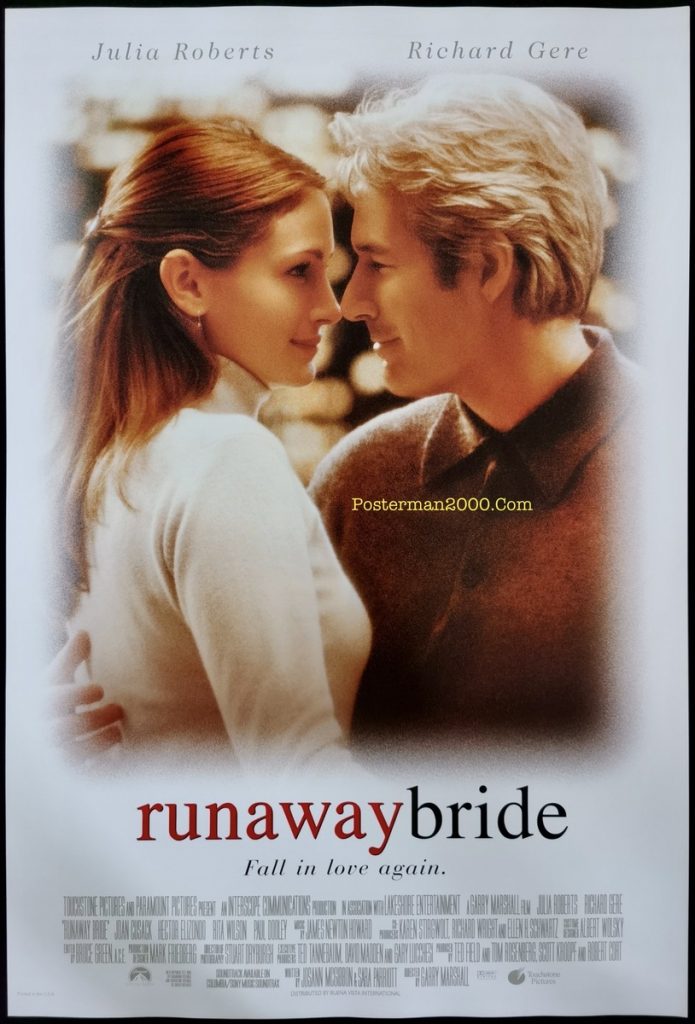 Runaway Bride สาวกลัวฝน อลวนทุกวิวาห์ (แบบแรก) – Posterman 2000