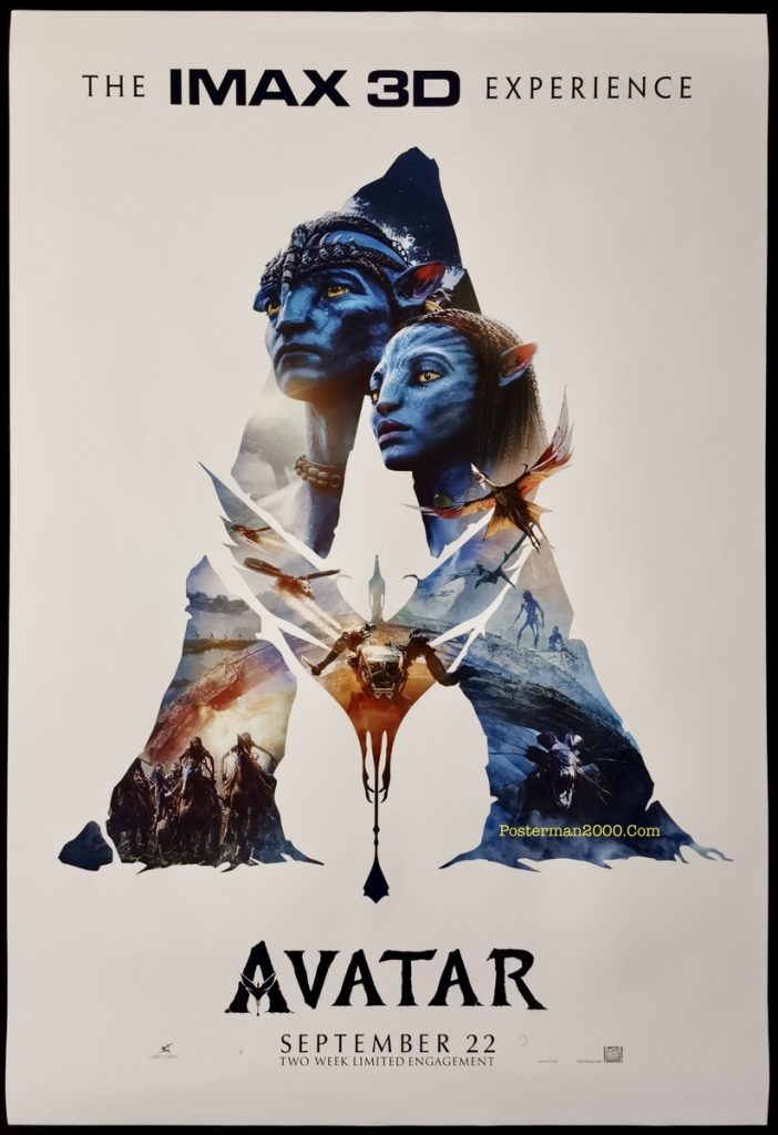 Avatar อวตาร (แบบกลับมาฉายใหม่ IMAX 3D 2022) – Posterman 2000