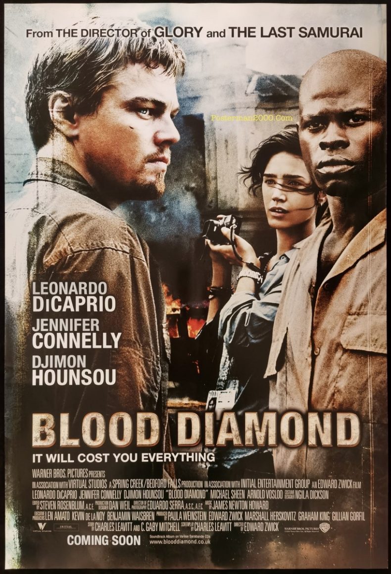 Blood Diamond เทพบุตร เพชรสีเลือด – Posterman 2000
