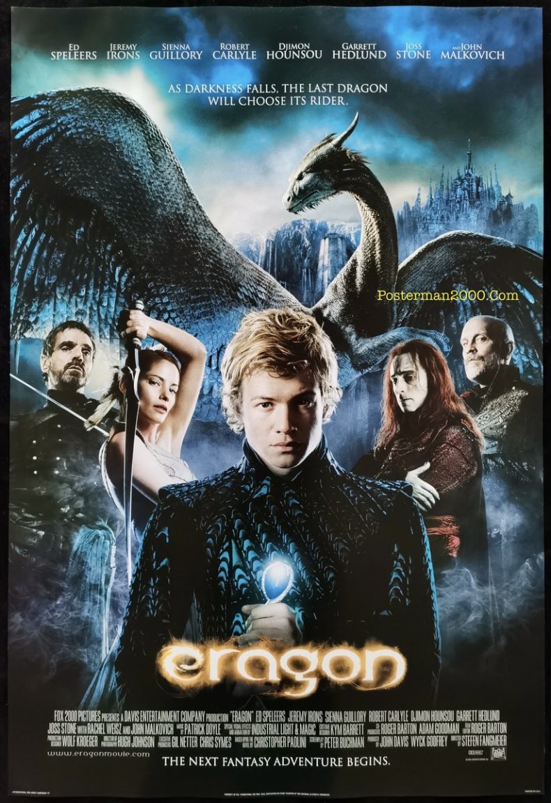 Eragon เอรากอน กำเนิดนักรบมังกรกู้แผ่นดิน (แบบที่ 3) – Posterman 2000