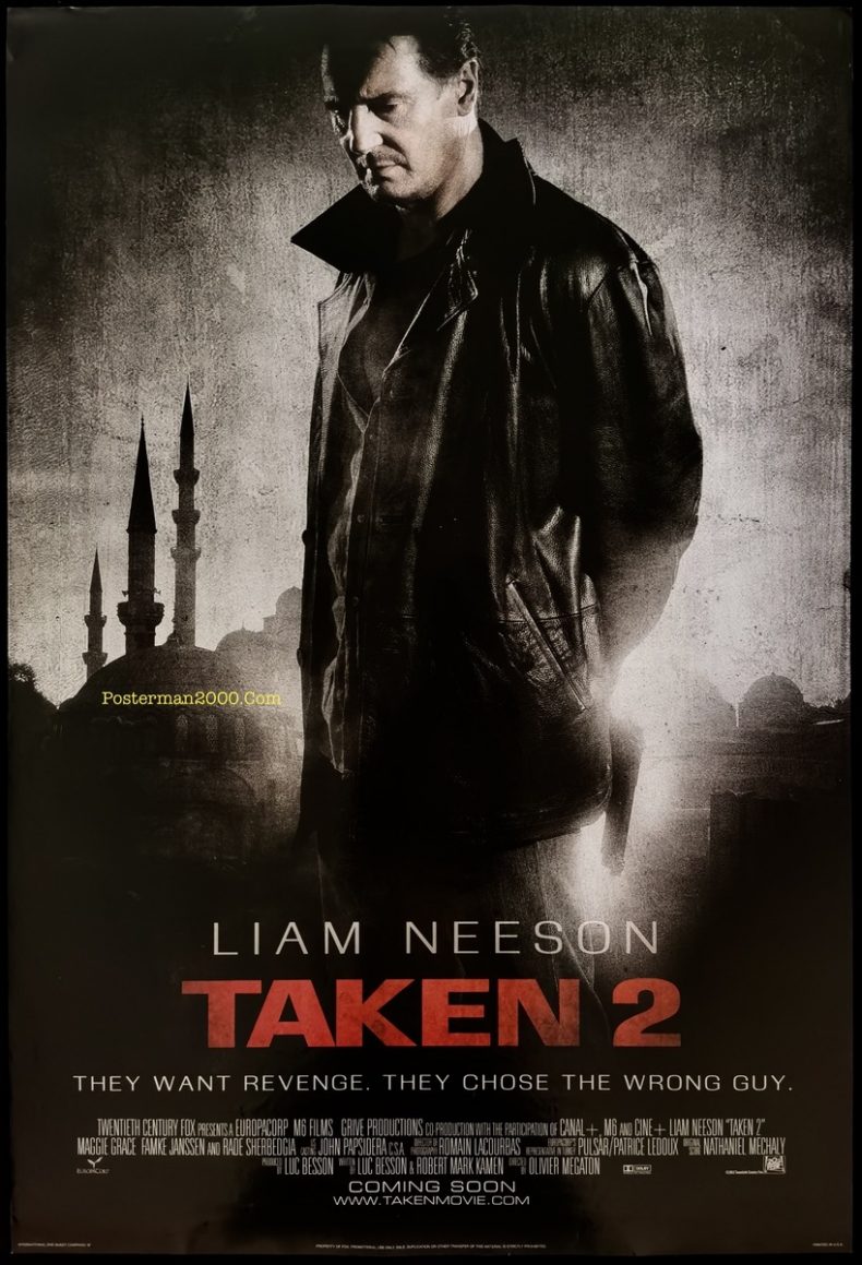 Taken 2 เทคเคน 2 ฅนคม ล่าไม่ยั้ง – Posterman 2000