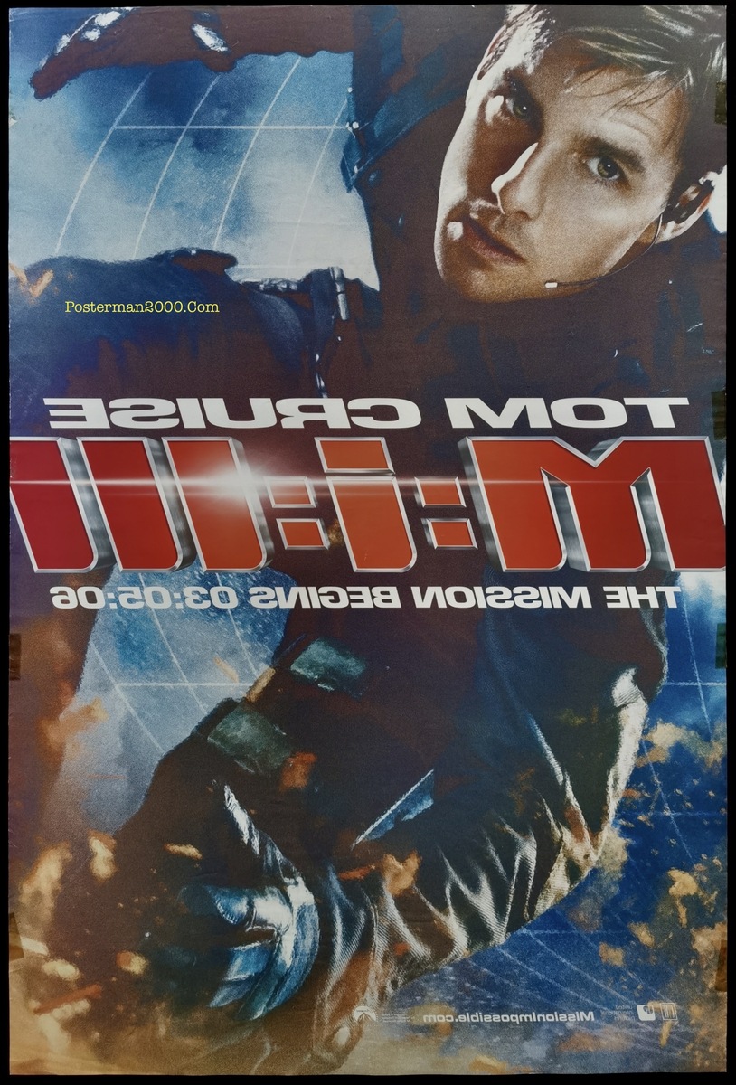 Mission: Impossible III มิชชั่น อิมพอสซิเบิ้ล 3 (แบบที่ 2) – Posterman 2000