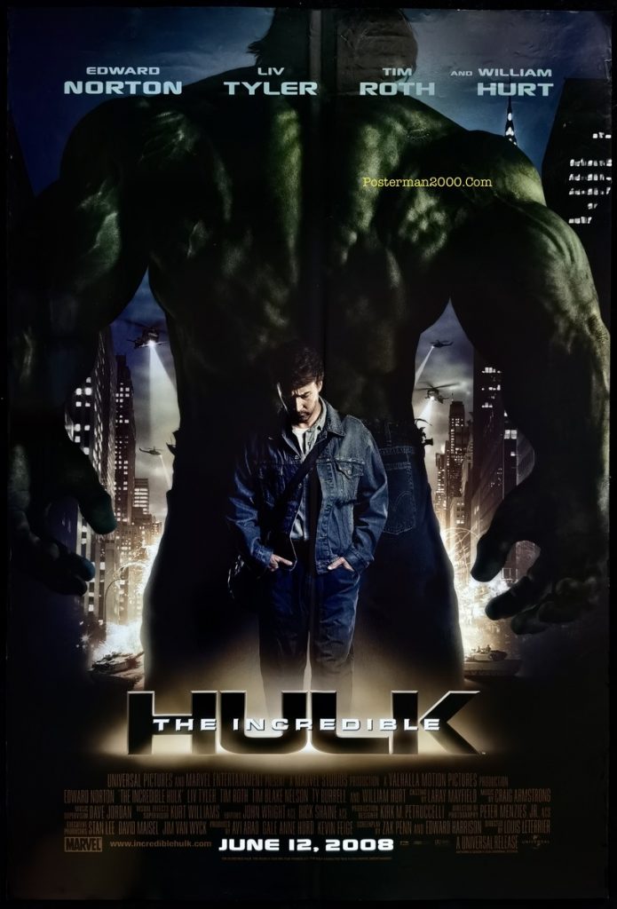 Incredible Hulk,The มนุษย์ตัวเขียวจอมพลัง – Posterman 2000