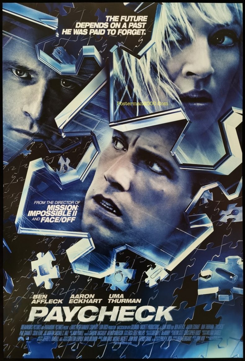 Paycheck แกะรอยอดีต ล่าปมปริศนา – Posterman 2000