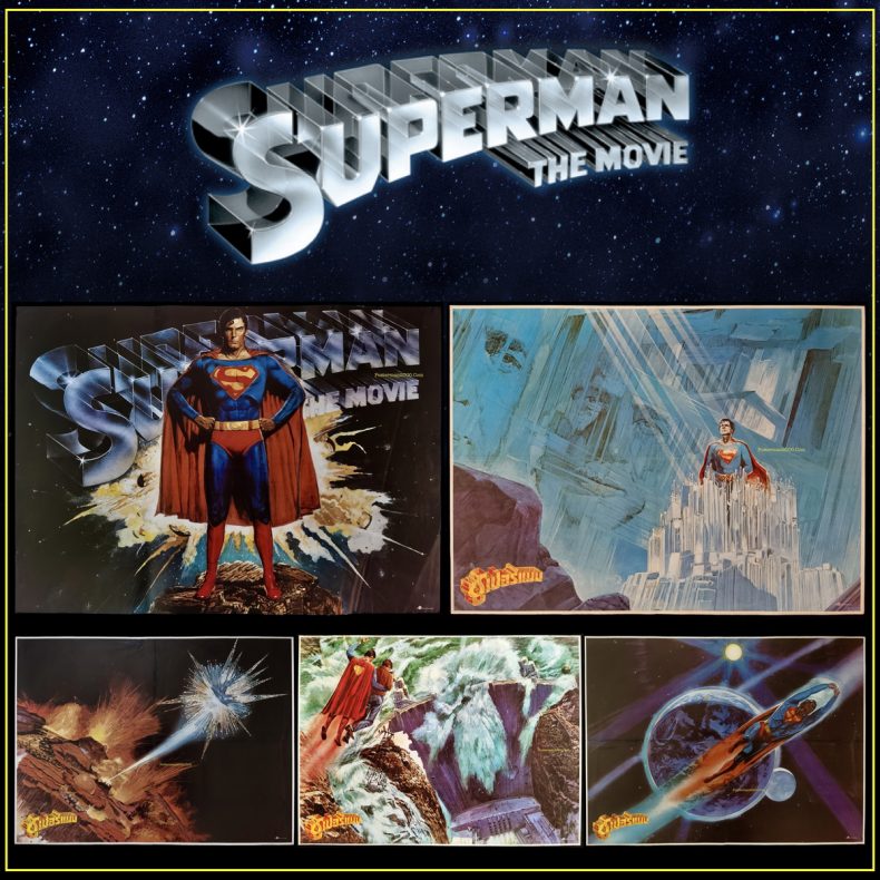 Superman: The Movie ซูเปอร์แมน (Jumbo Window Card) Set 5 ใบ – Posterman 2000