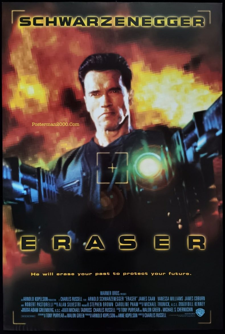 Eraser อีเรเซอร์ ฅนเหล็กพยัคฆ์ร้ายพระกาฬ – Posterman 2000
