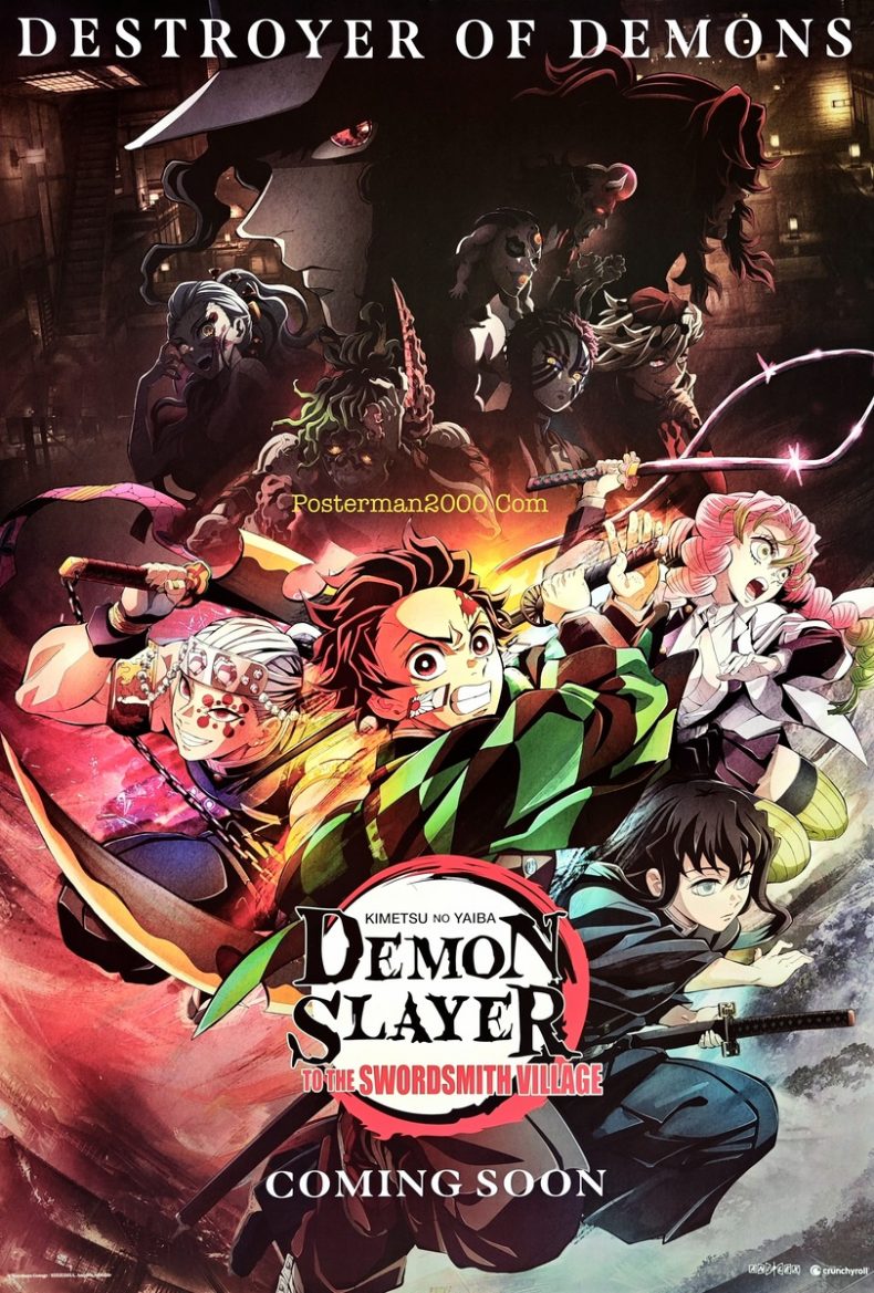 Demon Slayer: To The Swordsmith Village ดาบพิฆาตอสูร: สู่หมู่บ้านช่างตีดาบ – Posterman 2000