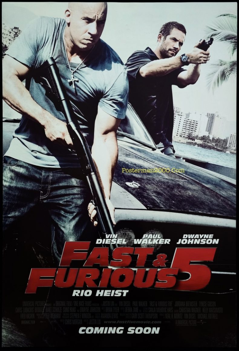 Fast and the Furious 5 : Fast Five เร็ว…แรงทะลุนรก 5 (แบบที่ 2 ...