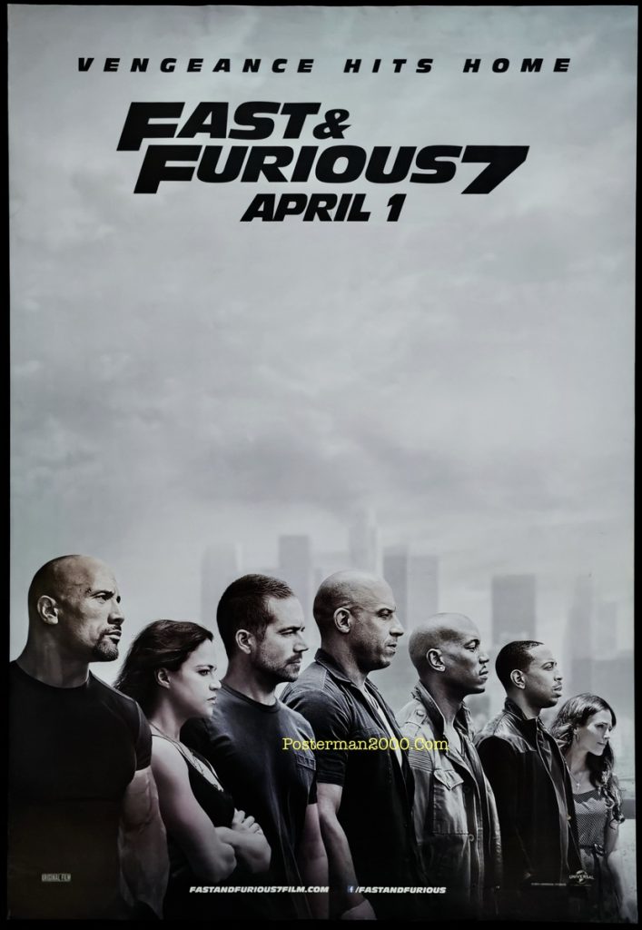 Fast and the Furious 7 : Furious 7 เร็ว…แรงทะลุนรก 7 (แบบที่ 2 ...