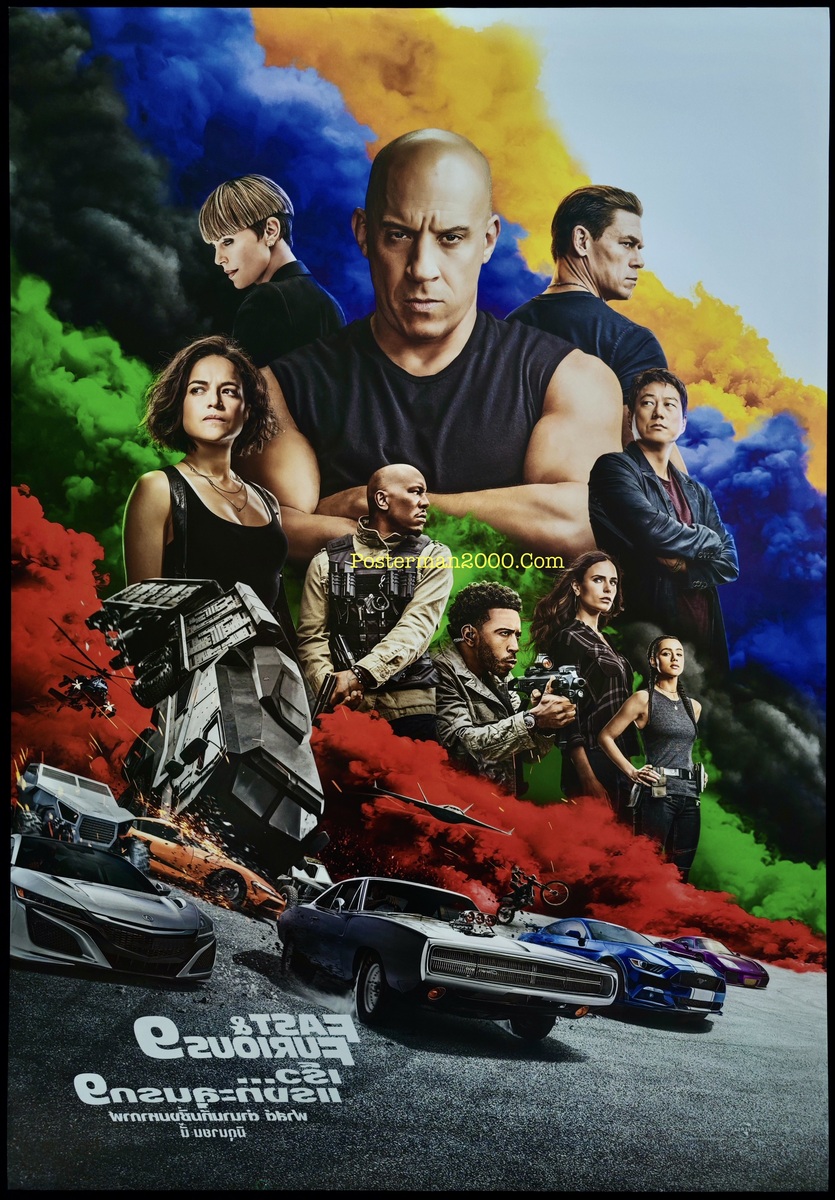 Fast and the Furious 9 : F9 เร็ว…แรงทะลุนรก 9 ( (แบบที่ 2) – Posterman 2000