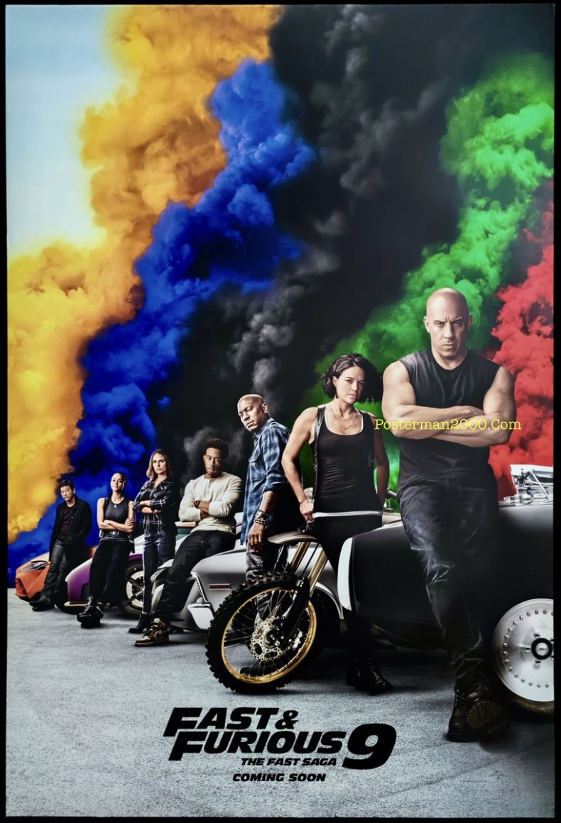 Fast and the Furious 9 : F9 เร็ว…แรงทะลุนรก 9 (แบบแรก) – Posterman 2000