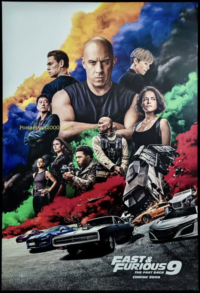Fast and the Furious 9 : F9 เร็ว…แรงทะลุนรก 9 (แบบที่ 2) – Posterman 2000
