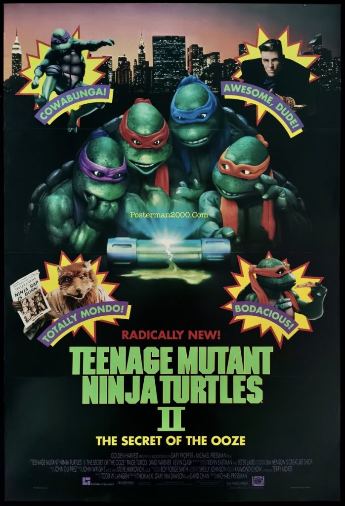 Teenage Mutant Ninja Turtles II: The Secret of the Ooze ขบวนการเต่า ...