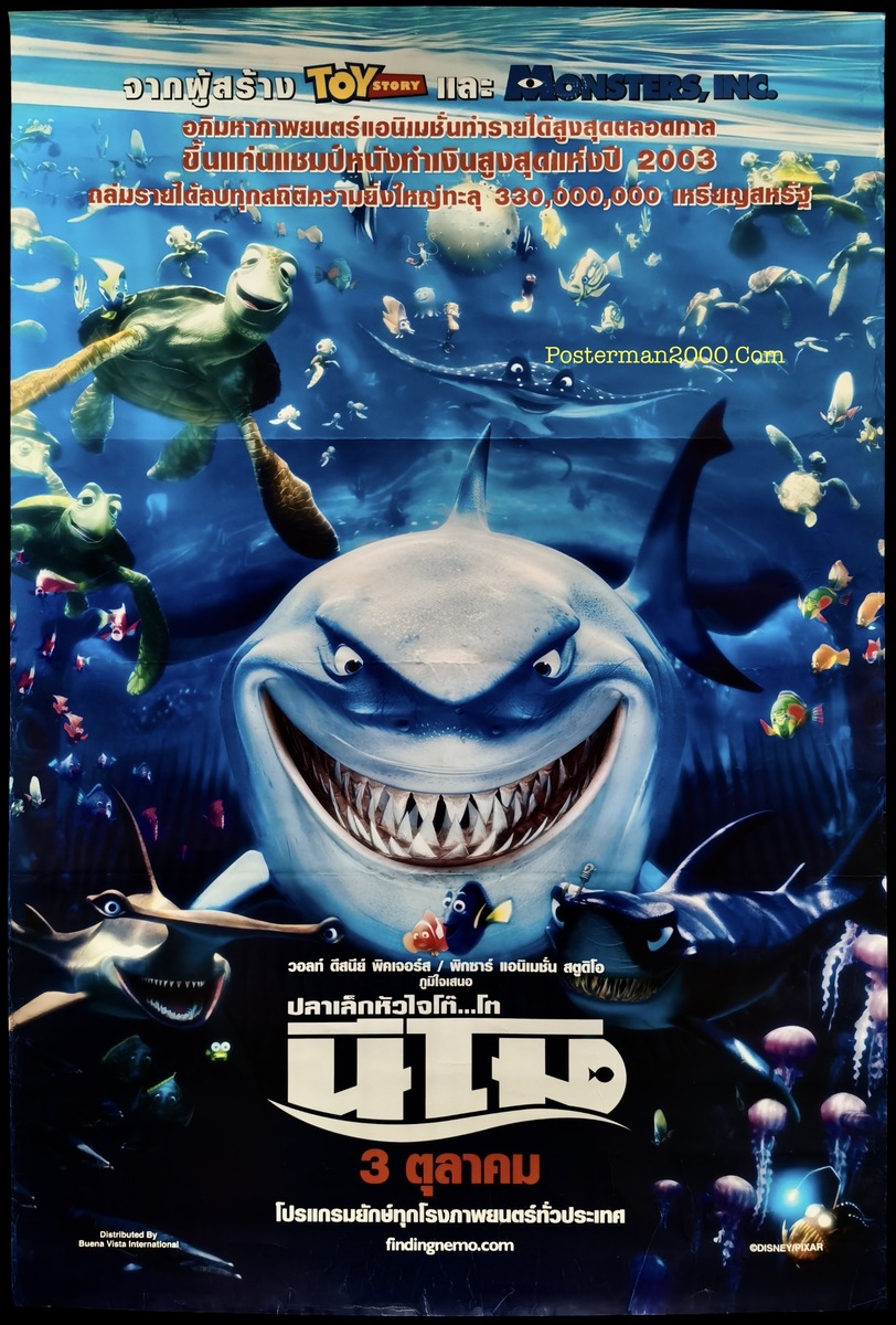 Finding Nemo นีโม…ปลาเล็ก หัวใจโต๊…โต – Posterman 2000