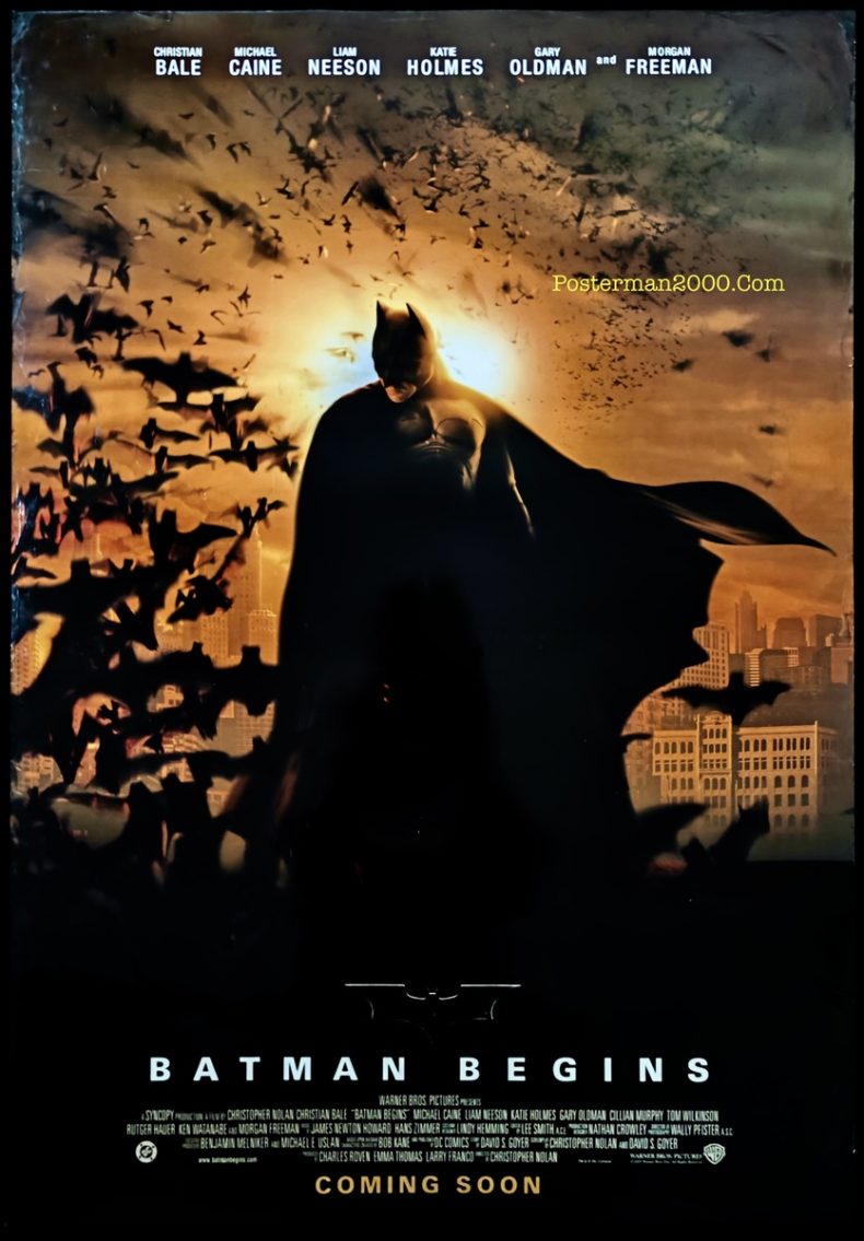 Batman Begins แบทแมน บีกินส์ (แบบที่ 3) – Posterman 2000