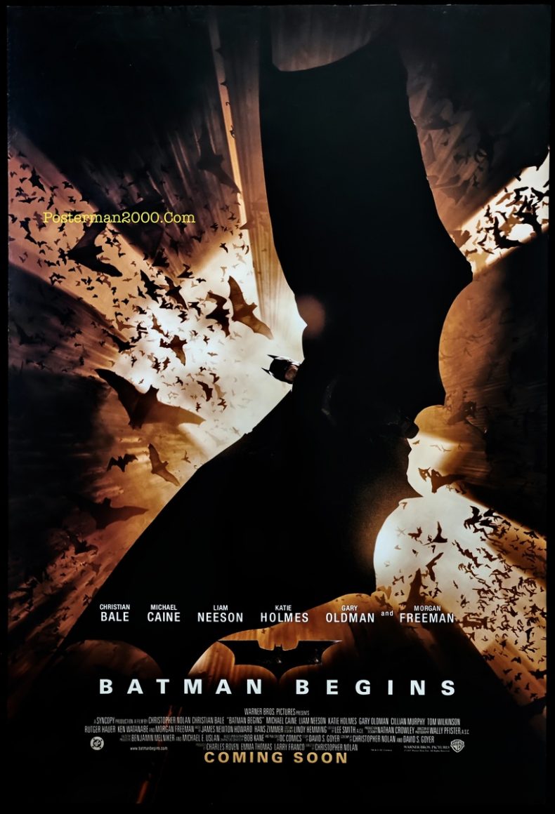 Batman Begins แบทแมน บีกินส์ (แบบแรก) – Posterman 2000