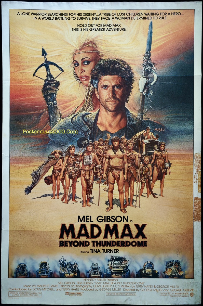 Mad Max Beyond Thunderdome แมดแม็กซ์ 3 : โดมบันลือโลก – Posterman 2000