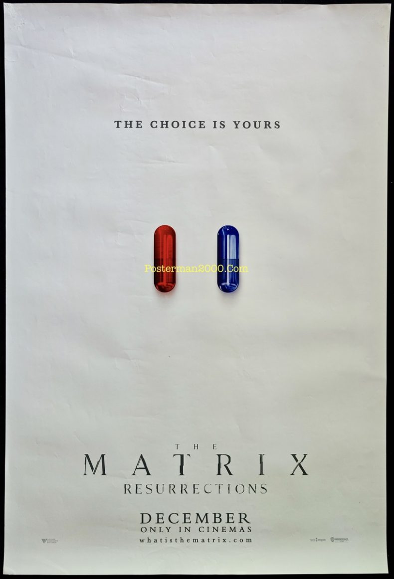 Matrix Resurrections,The เดอะ เมทริกซ์ เรเซอร์เร็คชั่นส์ (แบบแรก) – Posterman 2000