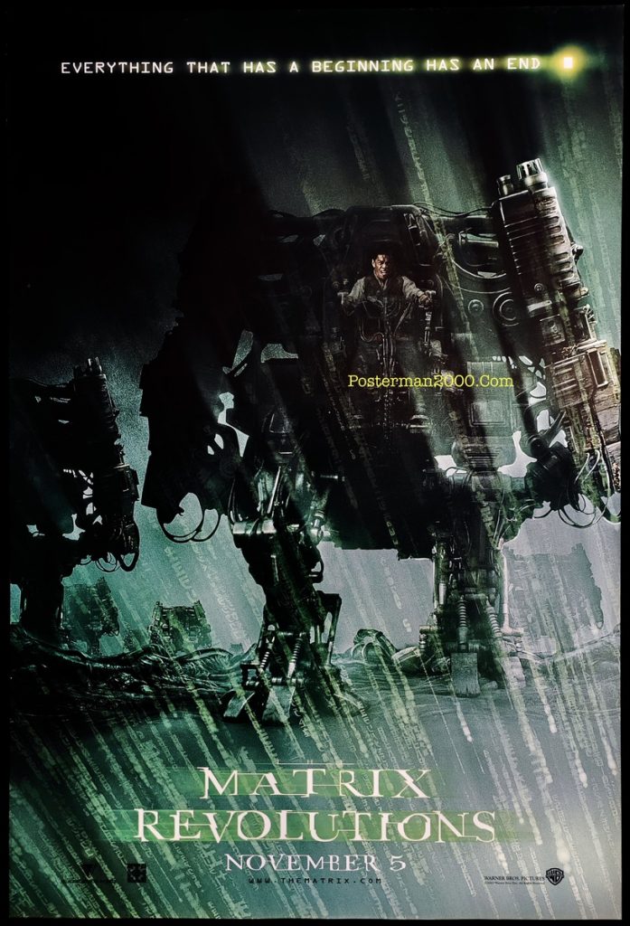 Matrix Revolutions,The ปฏิวัติมนุษย์เหนือโลก (แบบที่ 5) – Posterman 2000