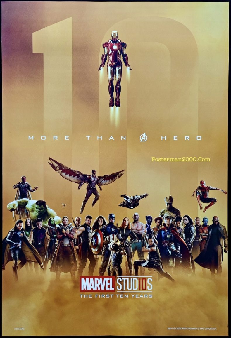 Marvel Studios: The First Ten Years – The Evolution of Heroes 10 ปี สตูดิโอ มาร์เวล – Posterman 2000