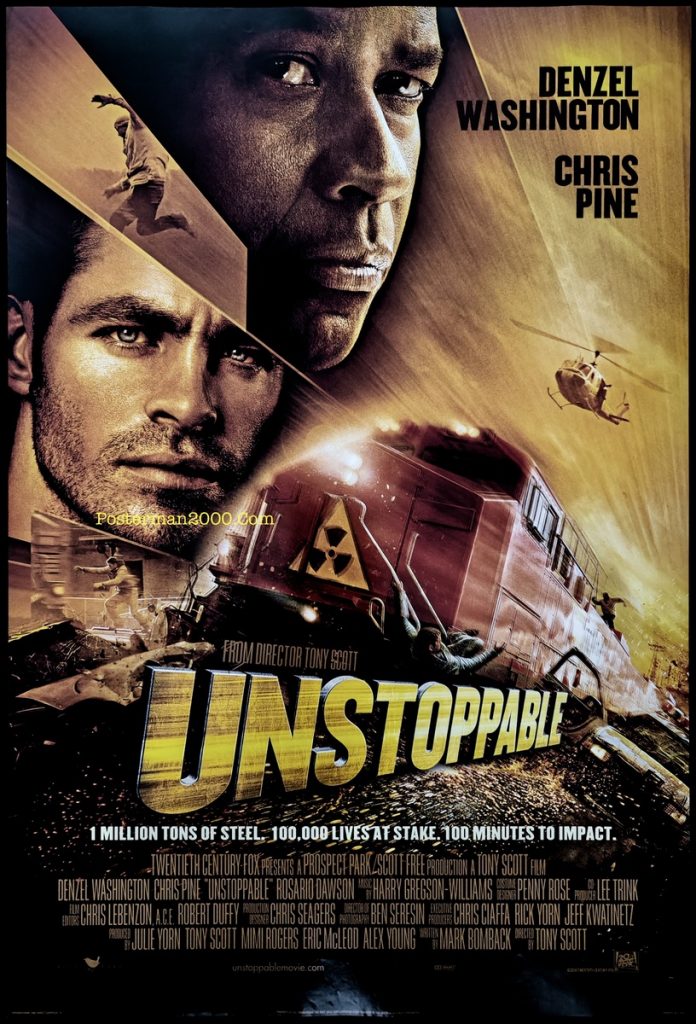 Unstoppable อันสต็อปเอเบิล ด่วนวินาศหยุดไม่อยู่ (แบบแรก) – Posterman 2000