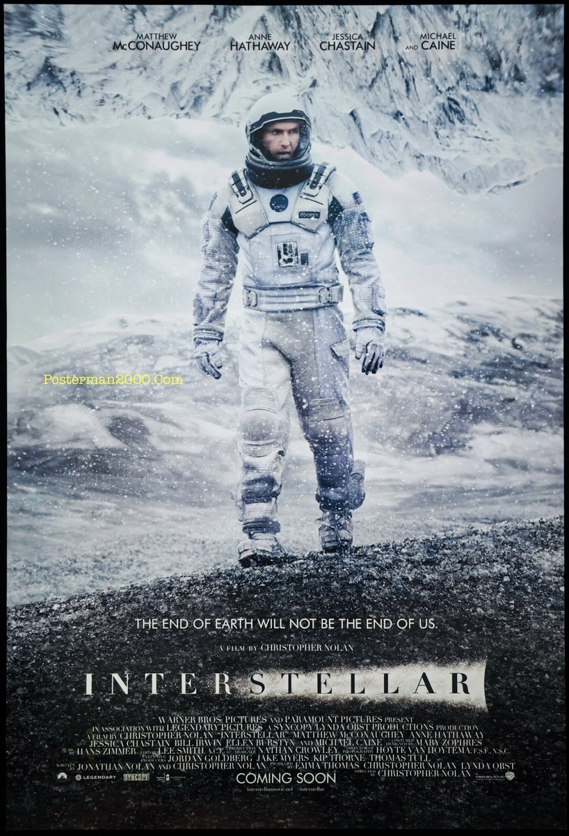 Interstellar อินเตอร์สเตลลาร์ ทะยานดาวกู้โลก (แบบแรก) – Posterman 2000
