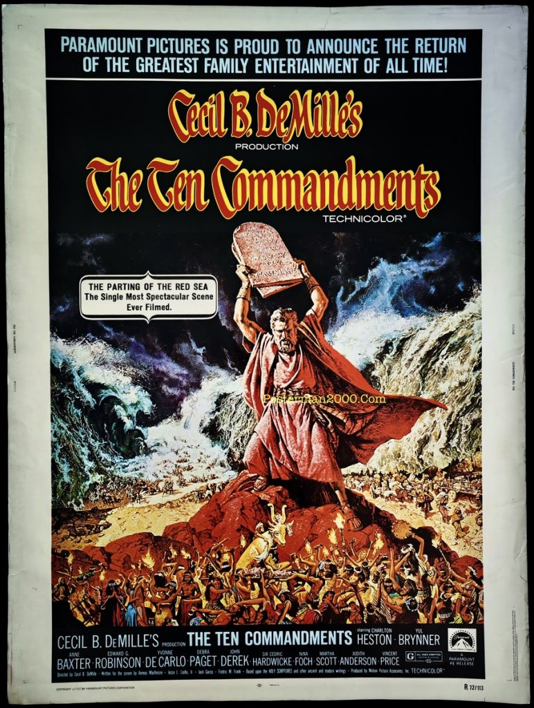 Ten Commandments,The บัญญัติสิบประการ – Posterman 2000