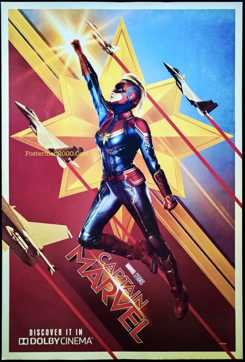 Captain Marvel กัปตัน มาร์เวล (แบบที่ 3 Dolby Cinema) – Posterman 2000