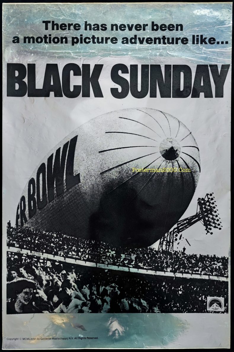 Black Sunday แบล็ค ซันเดย์ (แบบแรก พิมพ์พิเศษกระดาษสีเงิน) – Posterman 2000