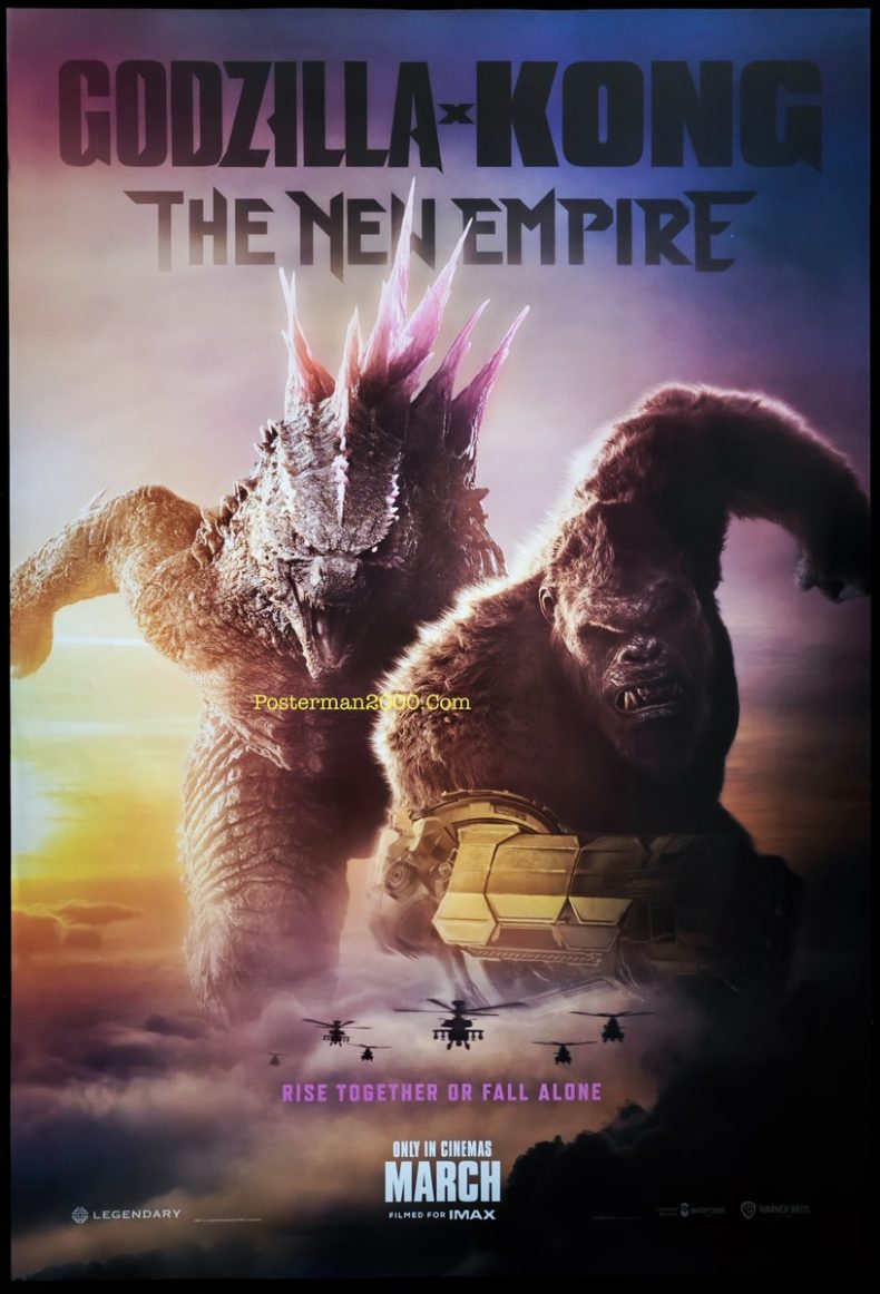 Godzilla x Kong: The New Empire ก็อตซิลล่า ปะทะ คอง 2 อาณาจักรใหม่ (แบบที่ 2) – Posterman 2000