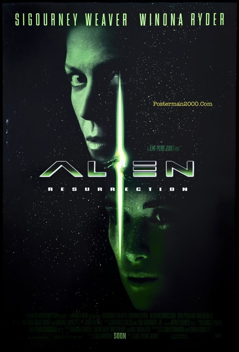 Alien: Resurrection เอเลี่ยน 4 ฝูงมฤตยูเกิดใหม่ (แบบที่ 4) – Posterman 2000