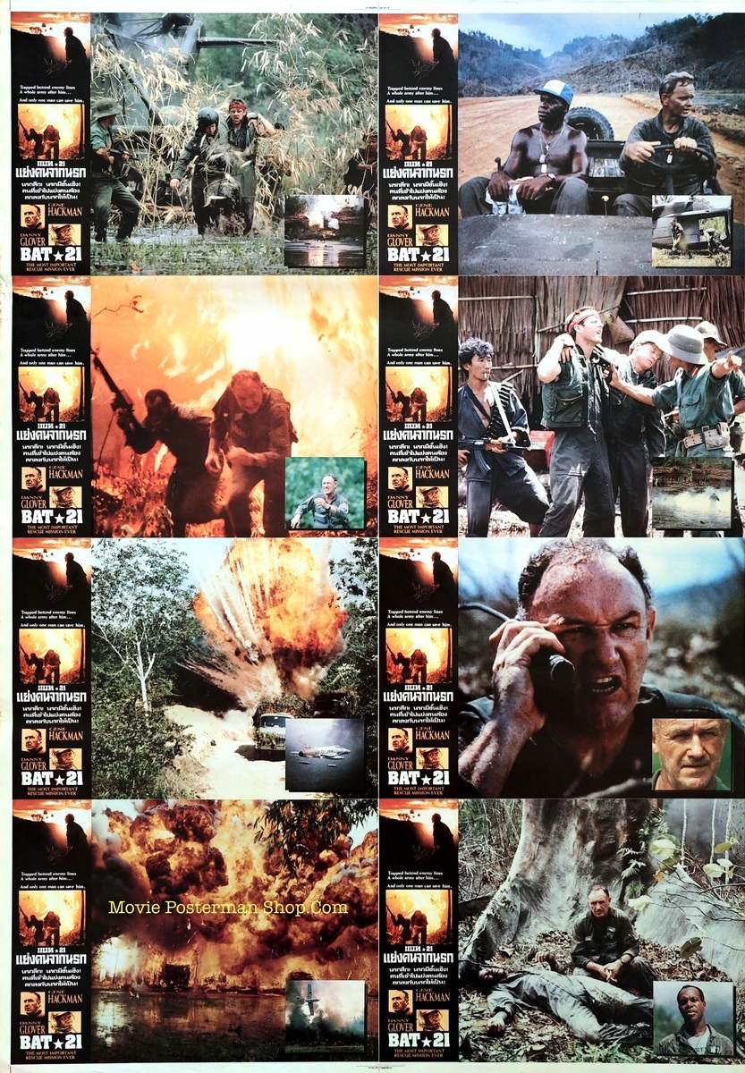 Bat*21 แบท*21 แย่งคนจากนรก (Showcard) – Posterman 2000