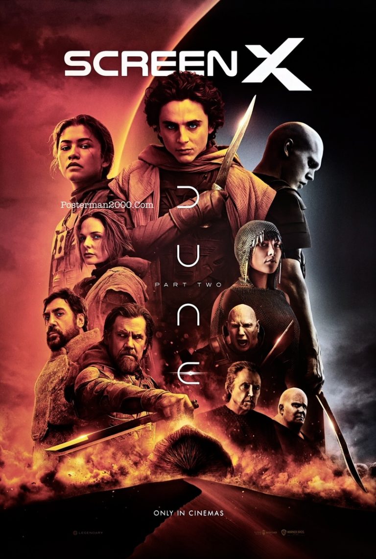 Dune: Part Two ดูน ภาค 2 (แบบ Screen X) – Posterman 2000