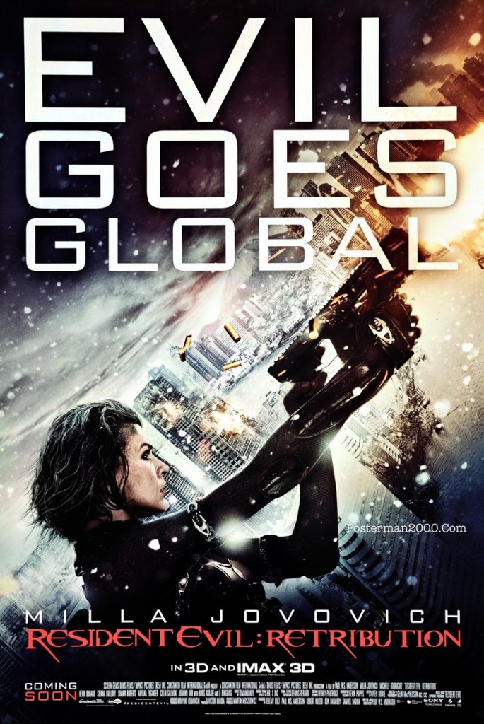 Resident Evil 5-Resident Evil: Retribution ผีชีวะ 5 สงครามไวรัสล้างนรก – Posterman 2000